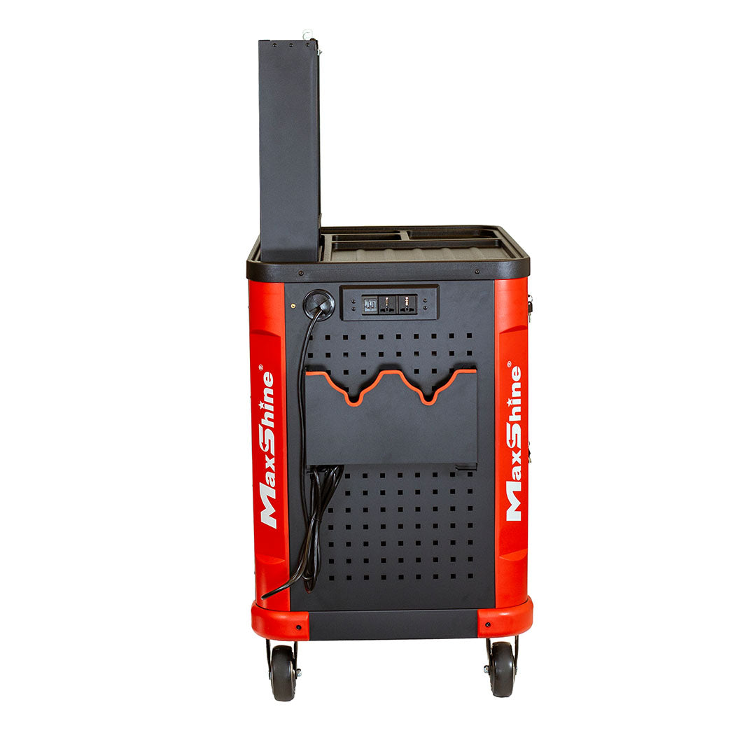 Complete Auto Detailing Cart with Power Strip | MaxShine – MaxshineUSA