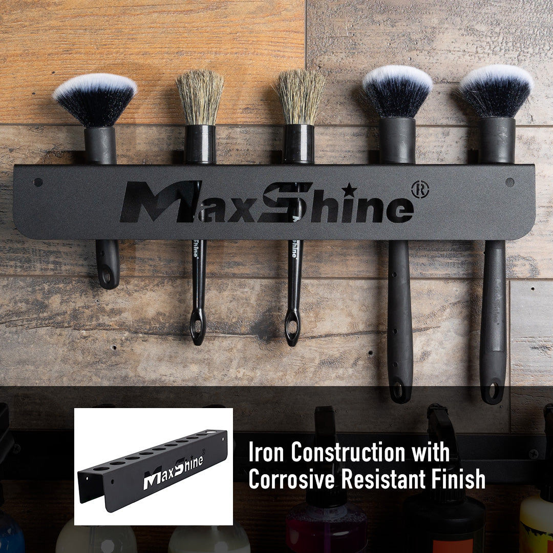 Quality Car Detailing Brush Holder | 10 Brushes – MaxshineUSA