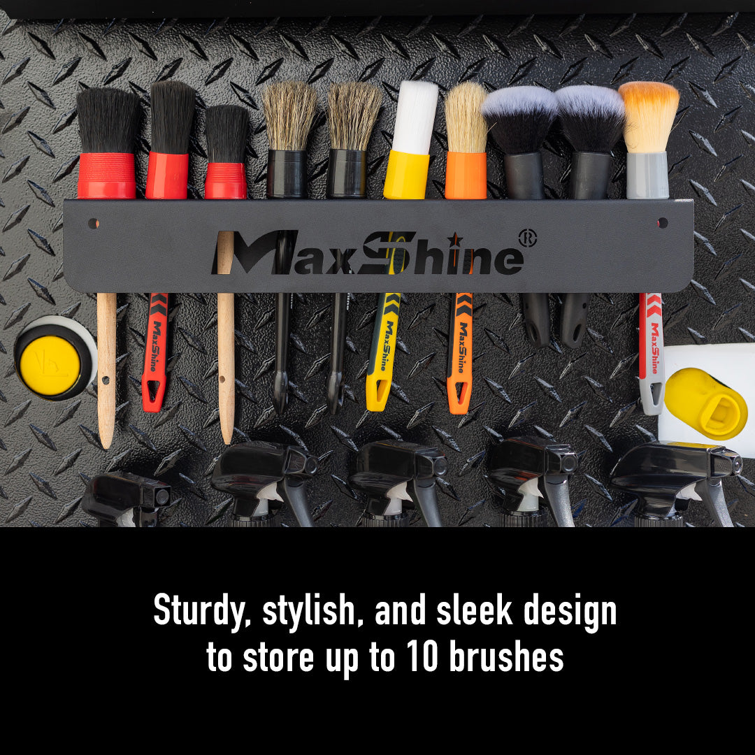Quality Car Detailing Brush Holder | 10 Brushes – MaxshineUSA