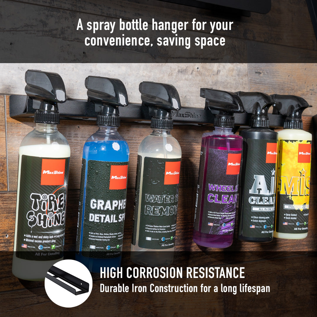 Spray Bottle Hanger - 8 Bottles | Protect Detailing Tools – MaxshineUSA